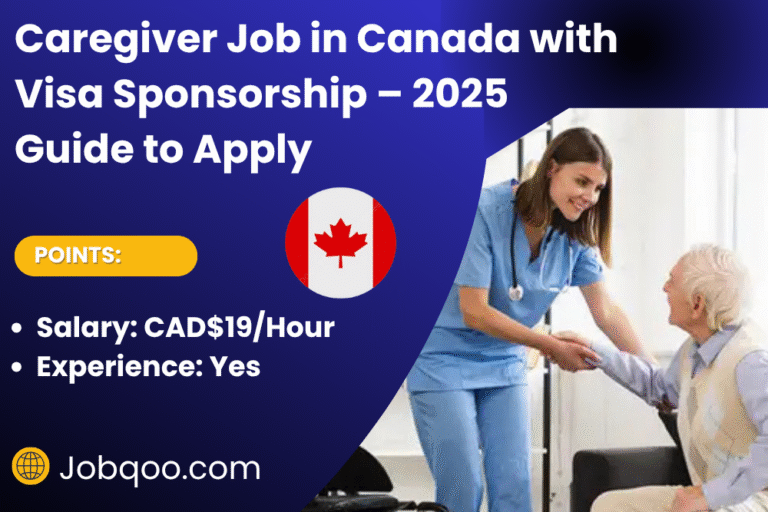 Caregiver Job in Canada with Visa Sponsorship – 2025 Guide to Apply - Jobqoo.com