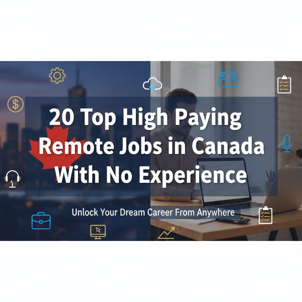 20 Top High Paying Remote Jobs in Canada With No Experience (2026 Guide ...