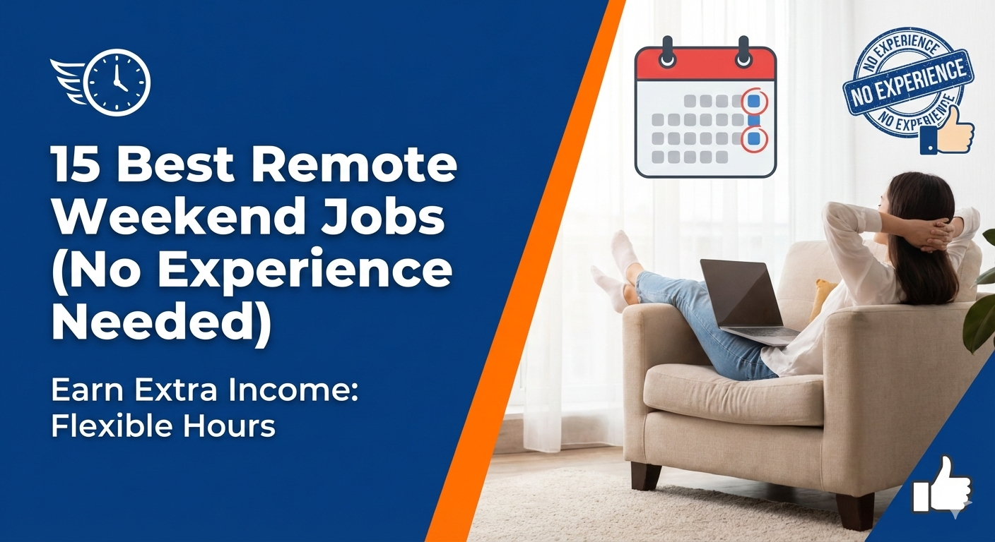 15 Best Remote Weekend Jobs (No Experience Needed) - Jobqoo.com
