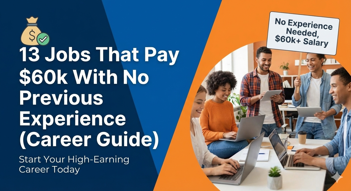 13 Jobs That Pay $60k With No Previous Experience (Career Guide)