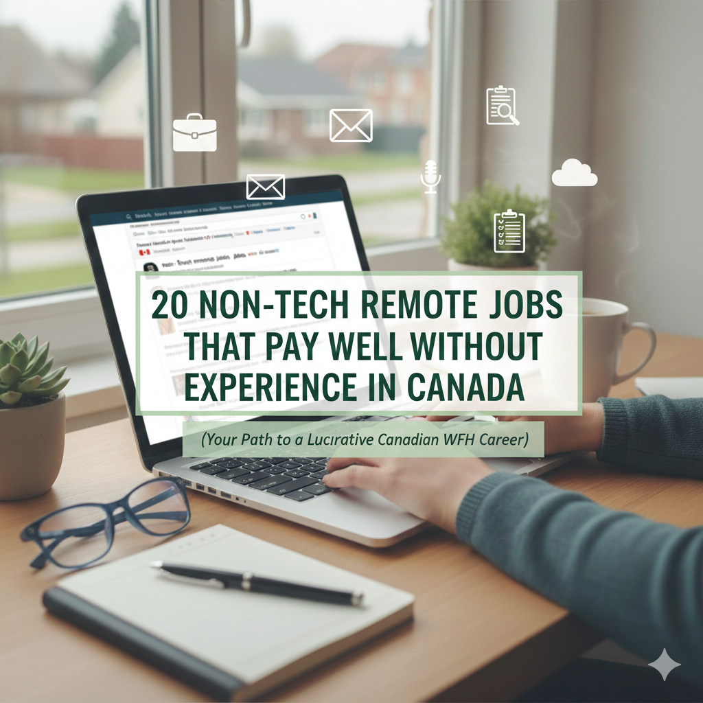 Non-Tech Remote Jobs That Pay Well Without Experience in Canada