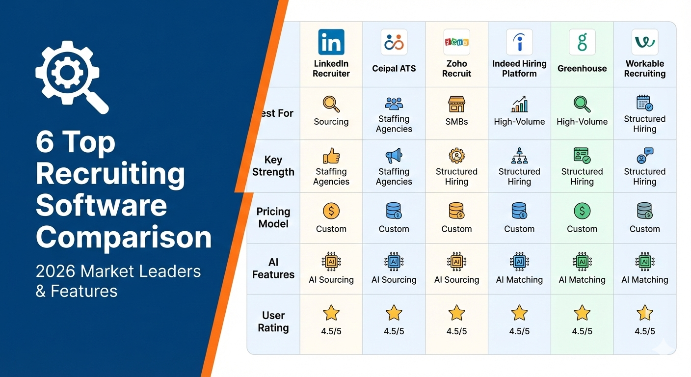 6 Top Recruiting Software Comparison for 2026 - Jobqoo.com