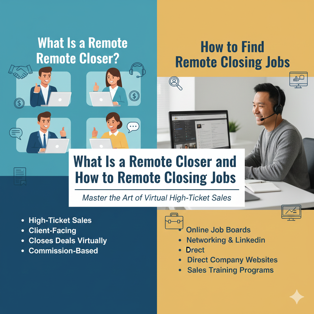 What Is a Remote Closer and How to Find Remote Closing Jobs