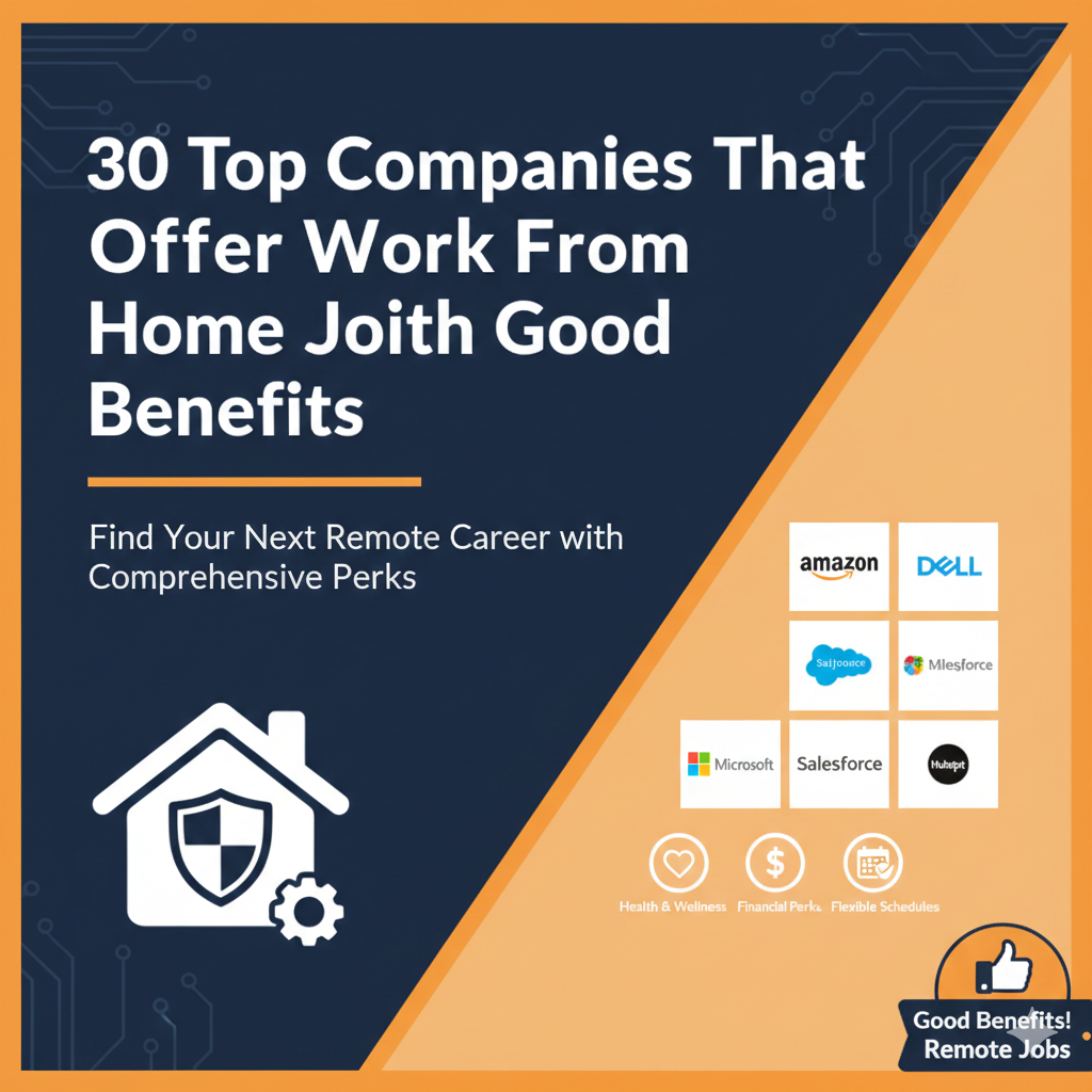 30 Top Companies That Offer Work From Home Jobs With Good Benefits