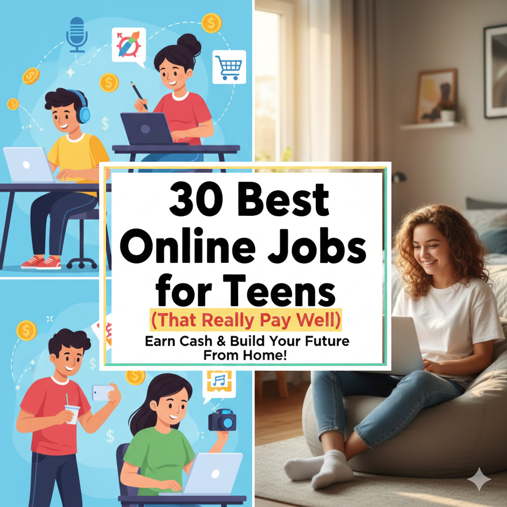30 Best Online Jobs for Teens (That Really Pay Well) - Jobqoo.com