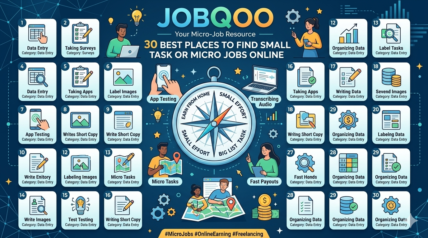 30 Best Places to Find Small Task or Micro Jobs