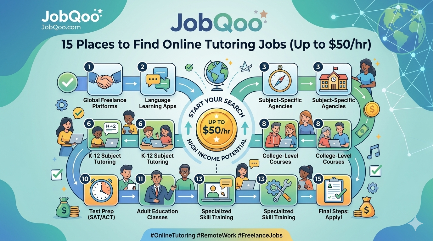 15 Places to Find Online Tutoring Jobs (Earn Up to $50/hr From Home)
