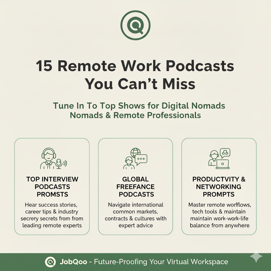15 Remote Work Podcasts You Can’t Miss in 2026 - Jobqoo.com