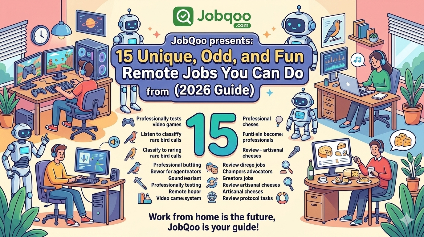 15 Unique, Odd, and Fun Remote Jobs You Can Do from Home (2026 Guide ...